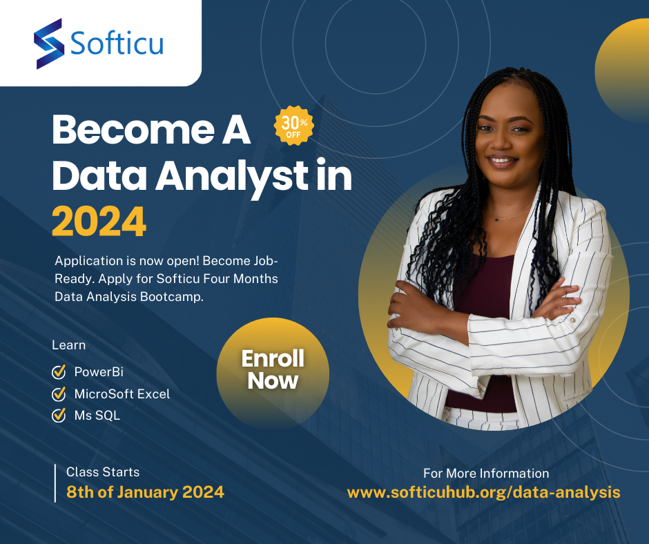Softicu - Data Analysis Certification Training in Umuahia